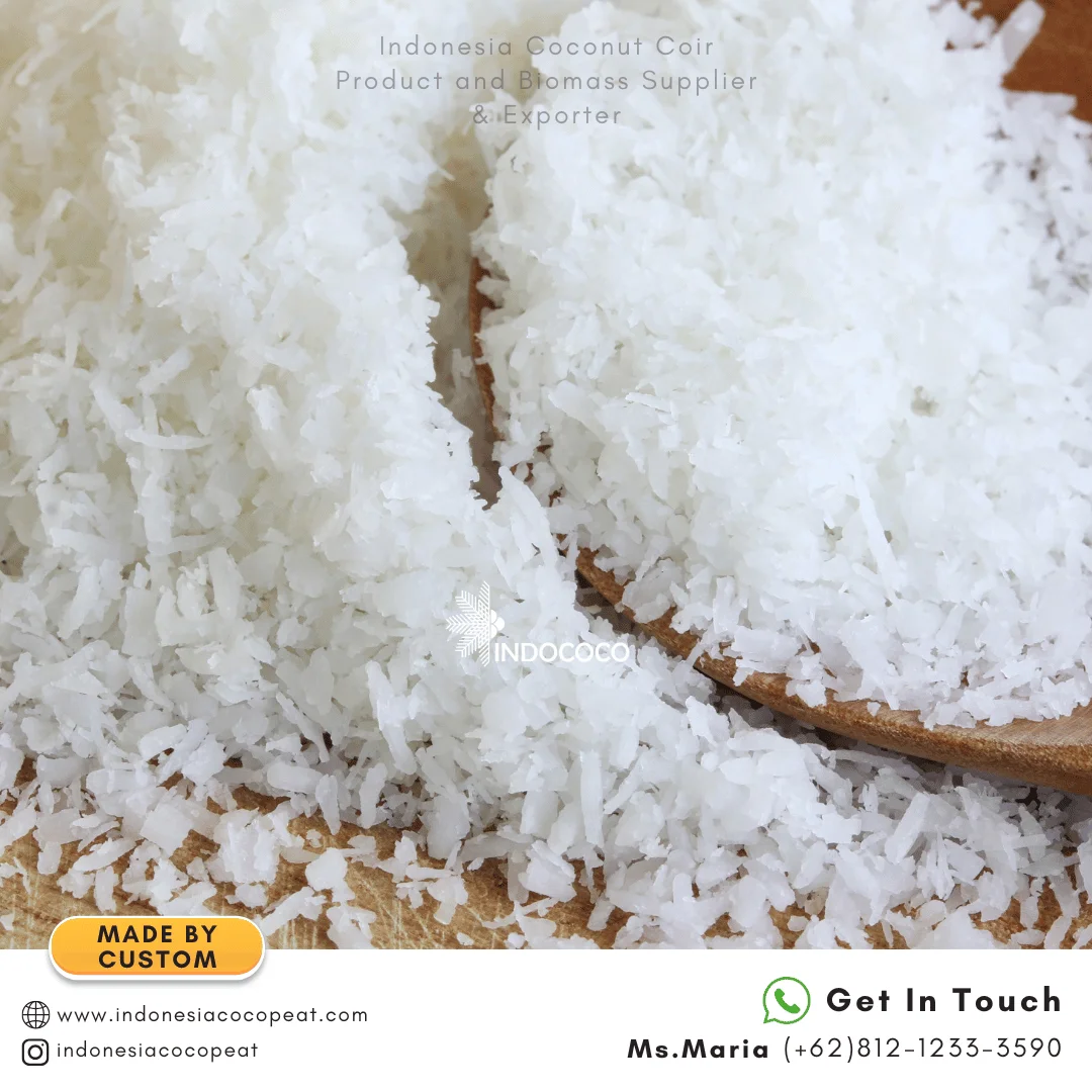 Premium Dried Desiccated Coconut Low Fat and High Fat